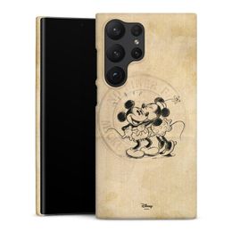 DeinDesign Galaxy S23 Ultra Handy Premium Case Smartphone Handyh&uuml;lle Schutzh&uuml;lle matt Minnie Mouse Vintage Mickey Mouse Premium Case