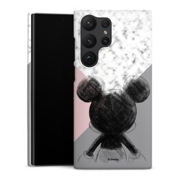 DeinDesign Galaxy S23 Ultra Handy Premium Case Smartphone Handyh&uuml;lle Schutzh&uuml;lle matt Marble Disney Mickey Mouse Premium Case