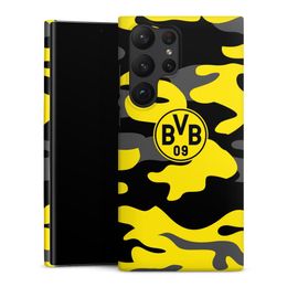 DeinDesign Galaxy S23 Ultra Handy Premium Case Smartphone Handyh&uuml;lle Schutzh&uuml;lle matt Borussia Dortmund Merchandise Bvb Premium Case