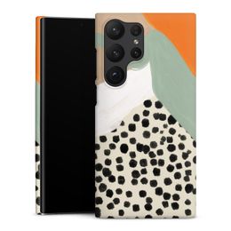 DeinDesign Galaxy S23 Ultra Handy Premium Case Smartphone Handyh&uuml;lle Schutzh&uuml;lle matt Abstract Boho Kunst Premium Case