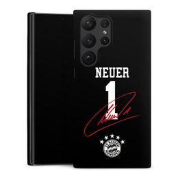 DeinDesign Galaxy S23 Ultra Handy Premium Case Smartphone Handyh&uuml;lle Schutzh&uuml;lle matt Fc Bayern M&uuml;nchen Manuel Neuer Fcb Premium Case