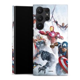 DeinDesign Galaxy S23 Ultra Handy Premium Case Smartphone Handyh&uuml;lle Schutzh&uuml;lle matt Marvel Avengers Official Licensed Product Premium Case