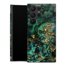 DeinDesign Galaxy S23 Ultra Handy Premium Case Smartphone Handyh&uuml;lle Schutzh&uuml;lle matt Muster Glitzer Marble Premium Case