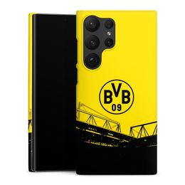DeinDesign Galaxy S23 Ultra Handy Premium Case Smartphone Handyh&uuml;lle Schutzh&uuml;lle matt Merchandise Bvb Borussia Dortmund Premium Case