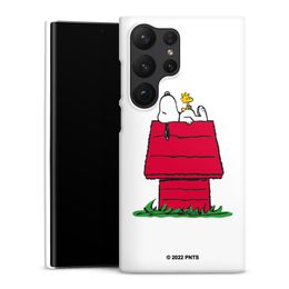 DeinDesign Galaxy S23 Ultra Handy Premium Case Smartphone Handyh&uuml;lle Schutzh&uuml;lle matt Snoopy Peanuts Official Licensed Product Premium Case