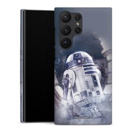 DeinDesign Galaxy S23 Ultra Handy Premium Case Smartphone Handyh&uuml;lle Schutzh&uuml;lle matt Robot Merchandise Star Wars Premium Case