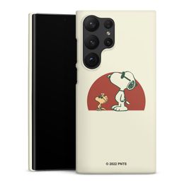 DeinDesign Galaxy S23 Ultra Handy Premium Case Smartphone Handyh&uuml;lle Schutzh&uuml;lle matt Snoopy Official Licensed Product Kindheit Premium Case