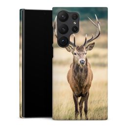 DeinDesign Galaxy S23 Ultra Handy Premium Case Smartphone Handyh&uuml;lle Schutzh&uuml;lle matt Forrest Deer Meadow Premium Case
