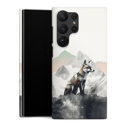 DeinDesign Galaxy S23 Ultra Handy Premium Case Smartphone Handyh&uuml;lle Schutzh&uuml;lle matt Nature Mountain Fox Premium Case