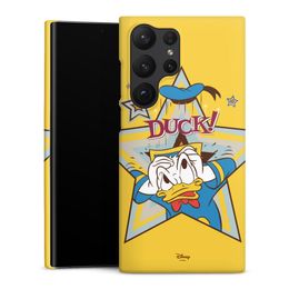 DeinDesign Galaxy S23 Ultra Handy Premium Case Smartphone Handyh&uuml;lle Schutzh&uuml;lle matt Donald Duck Disney Official Licensed Product Premium Case