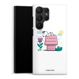 DeinDesign Galaxy S23 Ultra Handy Premium Case Smartphone Handyh&uuml;lle Schutzh&uuml;lle matt Snoopy Dog Official Licensed Product Premium Case