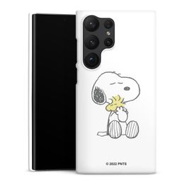 DeinDesign Galaxy S23 Ultra Handy Premium Case Smartphone Handyh&uuml;lle Schutzh&uuml;lle matt Snoopy Love Peanuts Premium Case