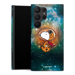 DeinDesign Galaxy S23 Ultra Handy Premium Case Smartphone Handyh&uuml;lle Schutzh&uuml;lle matt Official Licensed Product Snoopy Astronaut Premium Case