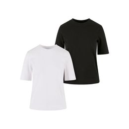 Urban Classics T-Shirt 'Classy' Damen Größe L schwarz / weiß