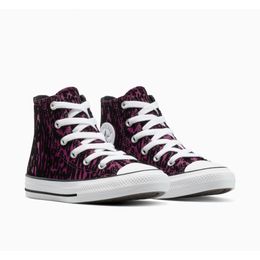 Sneaker Converse "CHUCK TAYLOR ALL STAR", Gr. 31, frozen acai, weiß, schwarz, Textil, Schuhe