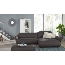 Ecksofa "CR.480, Designecksofa, L-Form", braun (graubraun 534, 49), B:298cm H:91cm T:164cm, Luxus-Microfaser (100% Polyester), CREATION BY ROLF BENZ, Sofas, Ecksofa, Wahlweise aus Leder oder Chenille