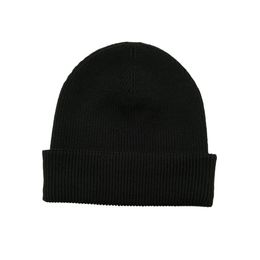 Jack & Jones Beanie JACK & JONES "JACKAMPLOOPS BEANIE SN", Herren, schwarz, Baumwolle, unifarben, M&uuml;tzen Beanie