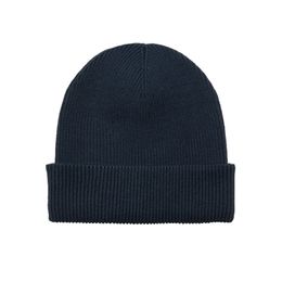 Jack & Jones Beanie JACK & JONES "JACKAMPLOOPS BEANIE SN", Herren, sky captain, Baumwolle, unifarben, M&uuml;tzen Beanie
