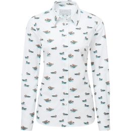 Sch&ouml;ffel Country Bluse Norfolk Teal Print/Entenmotiv (Gr&ouml;&szlig;e: 8)