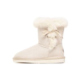 ISLAND BOOT Winterboots "Christy" in Creme - 76% | Größe 38 | Damen-stiefel