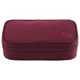 Federtasche Nitro "Pencil Case XL", Kinder, rot (weinrot), Polyester, Schreibger&auml;teetuis, Federm&auml;ppchen, Schlamperm&auml;ppchen, Faulenzer Box, Stifte Etui