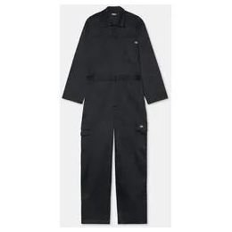 Arbeitsoverall Dickies "Dickies Workwear Coverall REDHAWK COVERALL", Jungen, Gr. L, schwarz, Obermaterial: 65% Polyester, 35% Baumwolle, Overalls