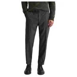 Marc O'Polo Chinohose MARC O'POLO "aus italienischem Schafwoll-Mix", Herren, Gr. 32, Länge 32, multi, broken graphite, Obermaterial: 50% Wolle (Schafwolle), 30% Polyester, 20% Baumwolle, unifarben, relaxed fit lang, Hosen