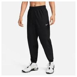 Sporthose Nike "M NK DF FORM PANT TPR", Herren, Gr. XXL, N-Gr, schwarz, schwarz, reflective silv, Obermaterial: 100% Polyester, Hosen Sporthose, f&uuml;r Fitness und regelm&auml;&szlig;ige Trainingsroutine, aus Polyester