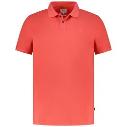 Gro&szlig;e Gr&ouml;&szlig;en Camel Active Poloshirt mit Garment-Dye-F&auml;rbung Farbe korallrot Gr&ouml;&szlig;e: 6XL