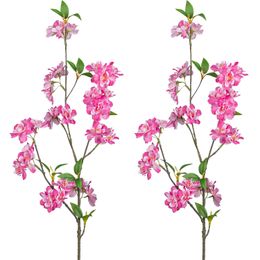 Kunstzweig Creativ green "Kirschblütenzweig", pink, H:94cm, Kunststoff, Kunstpflanzen, mit traumhaft schönen Blüten