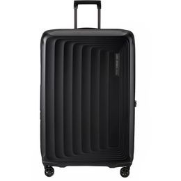 Hartschalen-Trolley Samsonite "NUON, verschiedene Größen und Farben", Gr. B/H/T: 53cm x 81cm x 31cm 125 l, schwarz (matt graphite), Polycarbonat, unifarben, Koffer, Hartschalen-Koffer TSA-Zahlenschloss Volumenerweiterung bei S/XL
