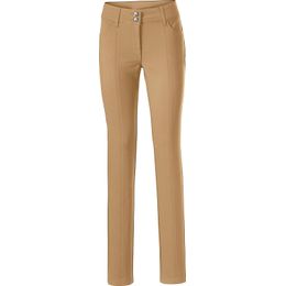 Heine Witt Damen Bootcuthose aus Techno-Stretch, camel, Gr&ouml;&szlig;e 42