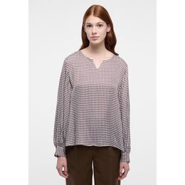 Schlupfbluse Eterna "REGULAR FIT", Damen, Gr. 36, braun, 100% Viskose, Blusen Schlupfbluse