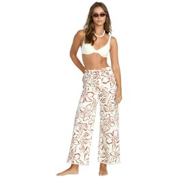 Stoffhose Billabong "Free Fall", Damen, Gr. 24 (3XS), wei&szlig;, 98% Baumwolle, 2% Elasthan, Hosen Stoffhose