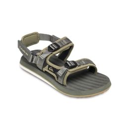 Sandale Quiksilver "Monkey Caged", Gr. 10 (43), grün (camo), Obermaterial: Textil, Außensohle: Gummi, Schuhe
