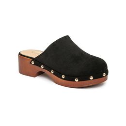 Foreverfolie Clogs in Schwarz - 61% | Gr&ouml;&szlig;e 39 | Damen-pantoletten