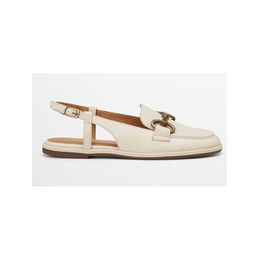 Marc O'Polo Marc O ́Polo Leder-Slingballerinas in Creme - 43% | Größe 39 | Damen-ballerinas