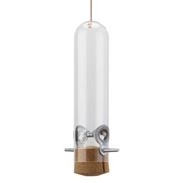 dobar Wildlife Vogelfuttersäule Glas