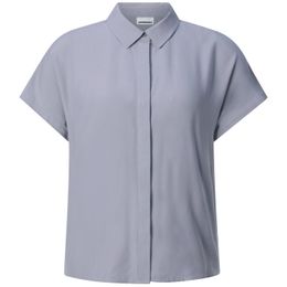 armedangels Damenbluse Kurzarm S Fliedergrau