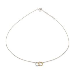 fejn jewelry Halskette Bicolor-Circle