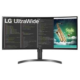 LG UltraWide&trade; 35&rdquo; QHD HDR10 AMD FreeSync&trade; Curved Monitor 35WN75CP-B Schwarz Klasse G