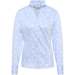 Eterna Bluse Damen Gr&ouml;&szlig;e L hellblau / wei&szlig;
