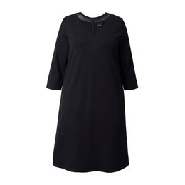 Ulla Popken Kleid Damen Gr&ouml;&szlig;e 46/48 schwarz Winterkleid
