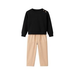 For You Moda Set Jungen Gr&ouml;&szlig;e 164/176 beige / schwarz
