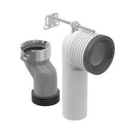 Geberit Universal Anschlussbogen-Set, f&uuml;r Stand-WC, 152063001,
