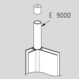 Koralle E2510 / E9000 Teleskopstange mit Rundrohr, Z1359140A1,