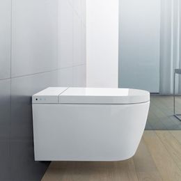 Duravit SensoWash Starck f Wand-Dusch-WC Plus Compact, mit Anschluss- und Schnittstellen-Set, 650000012004320+1007310000+1007290000, Compact