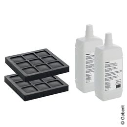 Geberit AquaClean Set 2 Aktivkohlefilter und 2 Düsenreiniger NEW für AquaClean 8000plus und Balena 8000, 240626001,