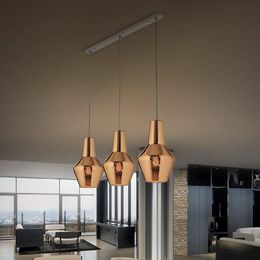 Ailati Lights by Zafferano Romeo Pendelleuchte, E27 3-flammig, länglich, LGR0043+LRM1122#3,