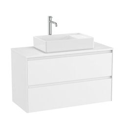 ROCA Ona Schrank mit Waschtisch, 2 Ausz&uuml;ge, A32768CS00+A851730509,